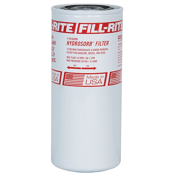 Fill-Rite Replacement Filter, 18 gpm F1810HM0 | Zoro