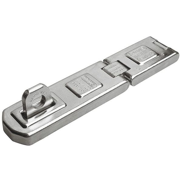 Abus Concealed Hinge Pin Hasp, Hardened Steel 100DG/100 | Zoro