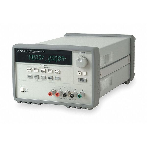 Keysight Technologies Power Supply, 0-20VDC, 0-20A, Programmable E3633A ...