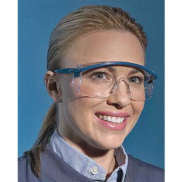 Honeywell Uvex Safety Glasses, Wraparound Clear Polycarbonate Lens ...