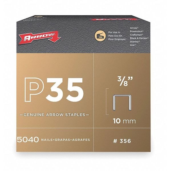 ARROW P35 3/8 in x 7/16 in Heavy Duty Staples : 0.26 x 0.19 in ga ...