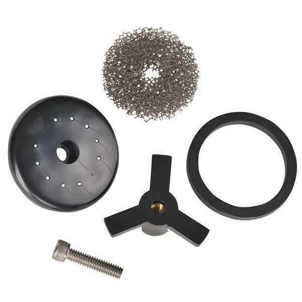 Haws Eyewash Spray Head, Plastic, Silver, For Use With, Mfr. Model 7500 ...