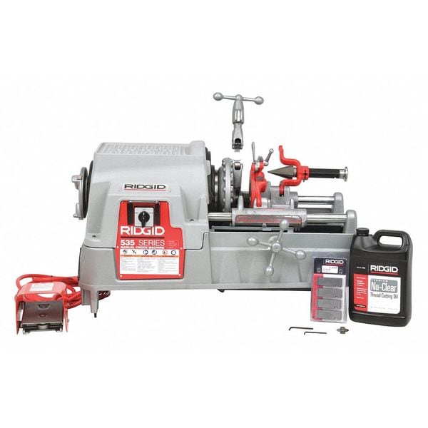 Ridgid Model 535 Power Threading Machine, 93287, Hammer Chuck, 1/2" - 2 ...