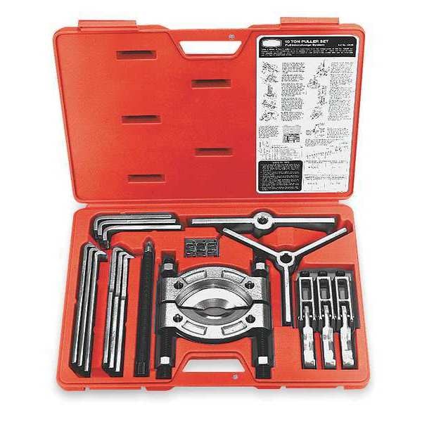 Proto Wide Puller Set w/Case, 10 Ton J4292B | Zoro