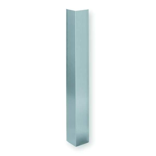 Rockwood Corner Guard, 2 x 48 In, Adhesive, Satin SS 290.32d 2" x 2" x ...