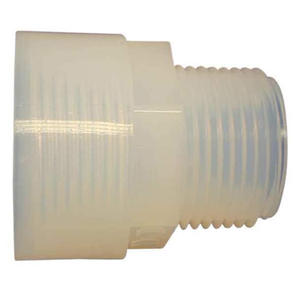 Parker Bushing,1/2 x 1/4 In,NPT,PFA (PB-84-P) | Zoro