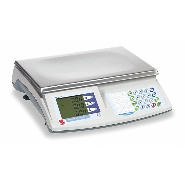Ohaus Digital Price Computing Scale, 30 lb. Cap RE15US | Zoro