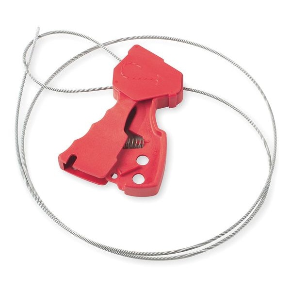 Brady Grip-Cinching Cable Lockout,6 ft. L (65318) | Zoro