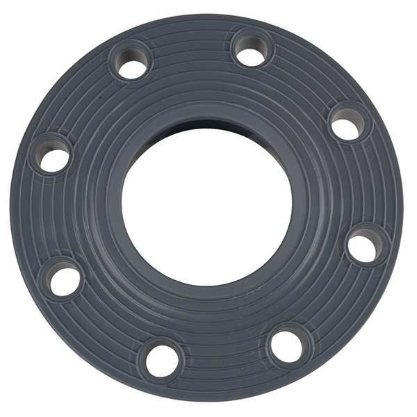 Zoro Select PVC Flange, Socket, 4 in Pipe Size 851-040 | Zoro