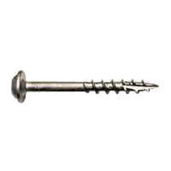Kreg Wood Screw, Coarse Thread Pocket Hole, Self-Drilling, Plain Carbon ...