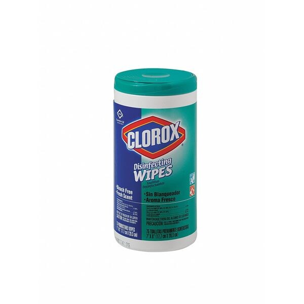 Clorox Disinfecting Wipes, Fresh Scent, 75 PK 15949 | Zoro