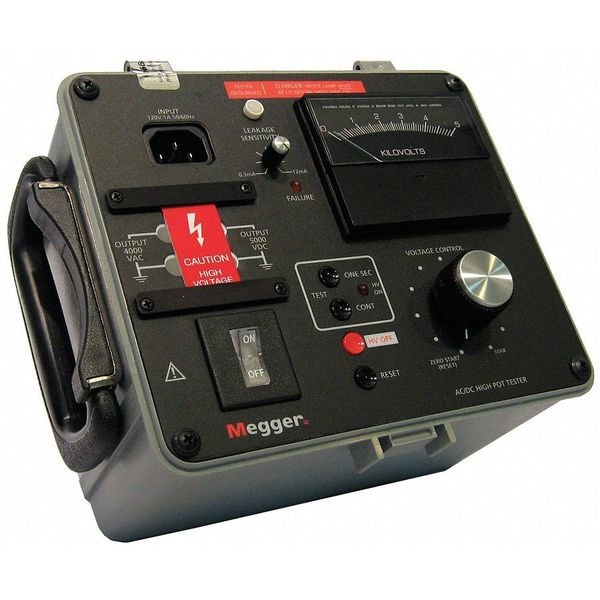 Megger AC/DC High-pot Tester, 4kVAC, 5kVDC 230425 | Zoro