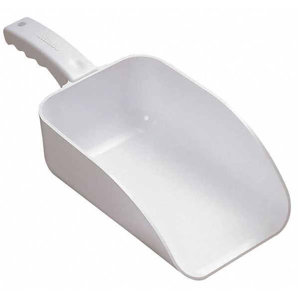 Remco Large Hand Scoop, White, 15 x 6-1/2 In 65005 | Zoro