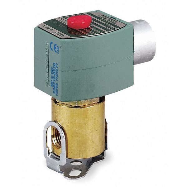 Asco 24/60 VAC Brass Solenoid Valve, 1/4 in Pipe Size 8262G022 | Zoro