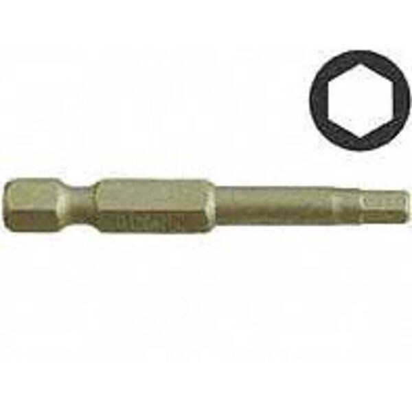 Zoro Select Torsion Bit, SAE, 1/4", Hex Power Drive 3UND5 | Zoro