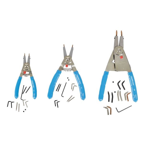 Channellock 3 Piece Channellock Plastic Grip Retaining Ring Plier Set ...