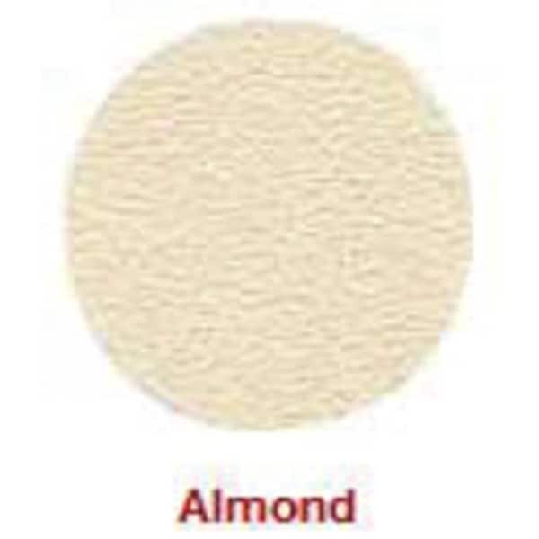 Zoro Select Self-Adhesive Screw Cap, 9/16 in Dia, Almond, PVC 53 PK ...