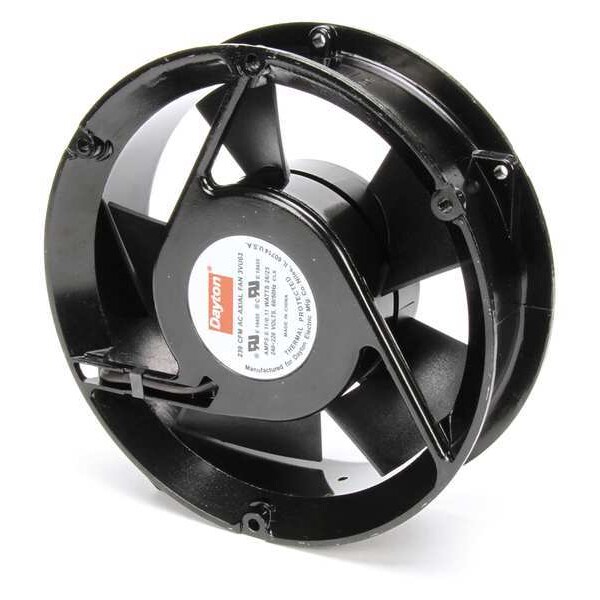 Dayton Axial Fan, Round, 230VAC, 1 Phase, 239 cfm, 6-3/4" W. 3VU63 | Zoro