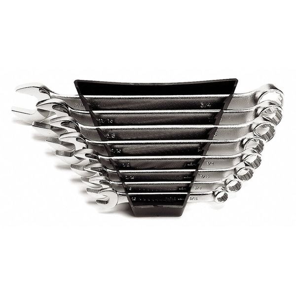 Blackhawk By Proto Combo Wrench Set, Antislip, 1/4-3/4 in, 8Pc MF-008 | Zoro