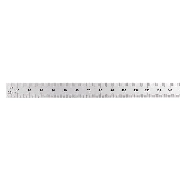 General Tools Flexible Steel Rule, 12 In, SAE/Metric CF1247ME | Zoro