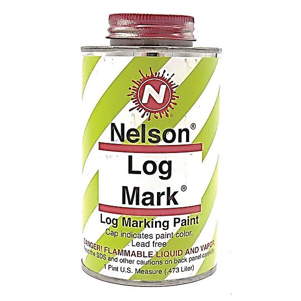Nelson Paint Log Marking Paint, 1 pt., Red, Water -Based 28 4 PT RED | Zoro