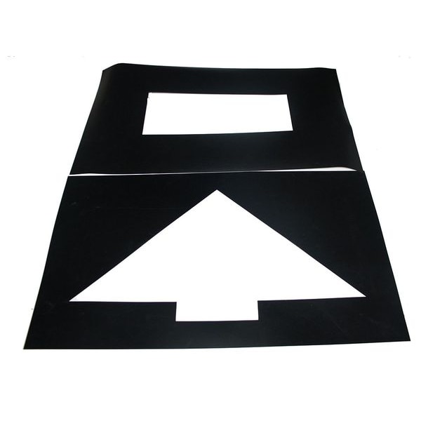 Zoro Select Parking Lot Symbol, Symbol, Straight Arrow, 20 in Character ...