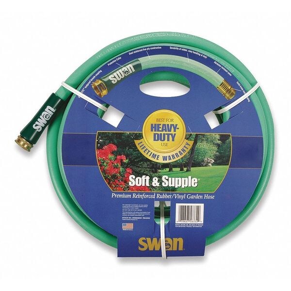 Swan Water Hose, Rubber/PVC, 3/4 In ID, 75 ft L CSNSS34075 | Zoro