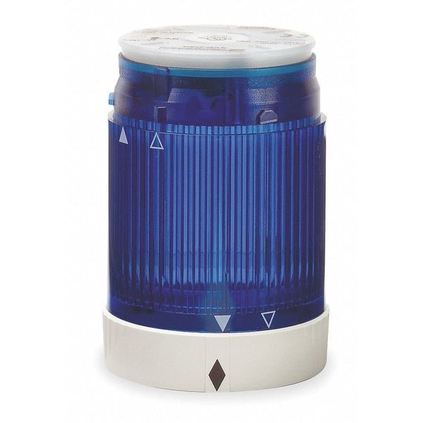 Schneider Electric Tower Light, Flashing, 120V, 50mm, Blu XVPC6G6W | Zoro