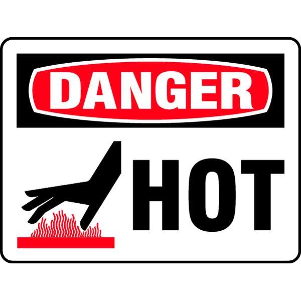 Electromark Danger Label, 5 In. W, 3-1/2 In. H, PK8 L278H | Zoro