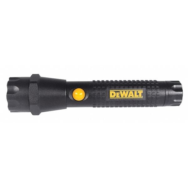 Dewalt Black No Led Industrial Handheld Flashlight, 57 lm DPGA-1AA | Zoro