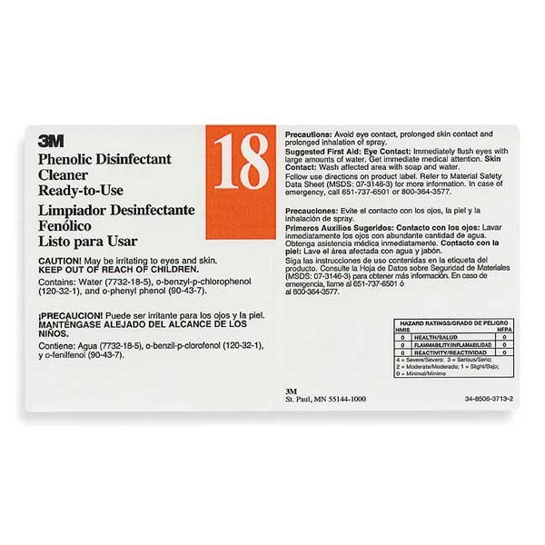 3M Secondary Label, PK12 340418 | Zoro