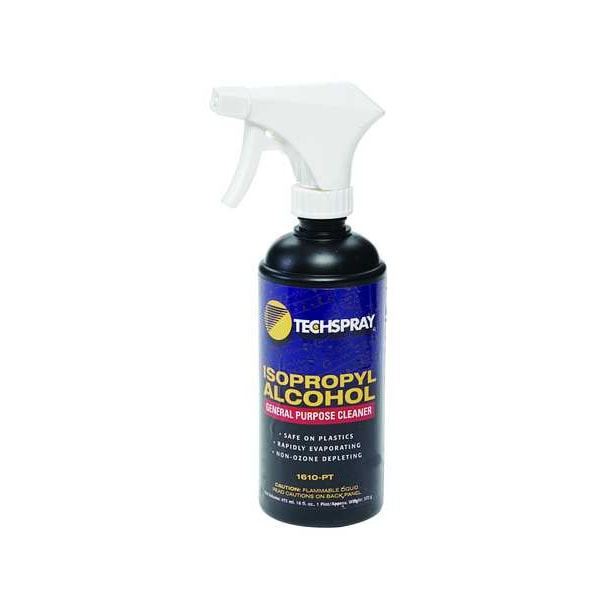 Techspray Cleaner, 16 Oz. Trigger Spray Bottle, Alcohol 1610-PT | Zoro