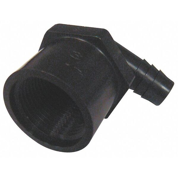 Thogus 1/2" Barbed x 3/4" FNPT 90 Degree Elbow PK 10 TEF20128/PPB-10-G ...