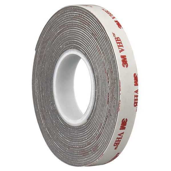 3M Double-Sided Foam Tape, 1 in W, 5 yd L, 1/16 in, Acrylic Foam, Double-Sided 4941 | Zoro