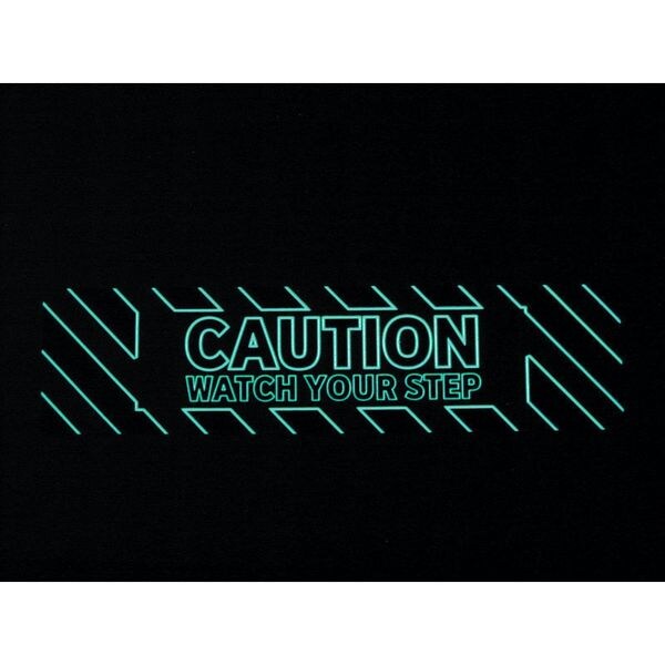 Zoro Select Floor sign, 3 in Height, 24 in Width, English 3YTU2 | Zoro