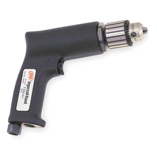 Ingersoll-Rand Air Drill, Industrial, Pistol, 3/8 In. 728JA1 | Zoro