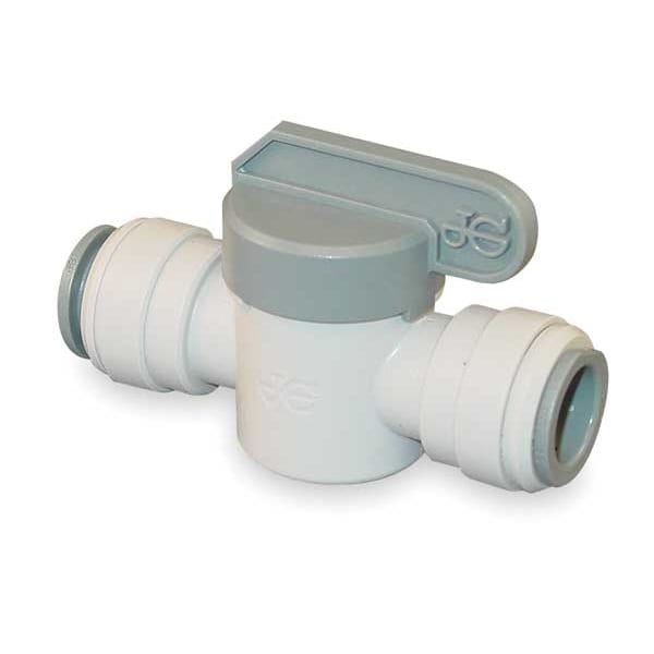 John Guest Multi-Turn Stop, 1/2 In PF x 1/2 In PF PISV0416S | Zoro