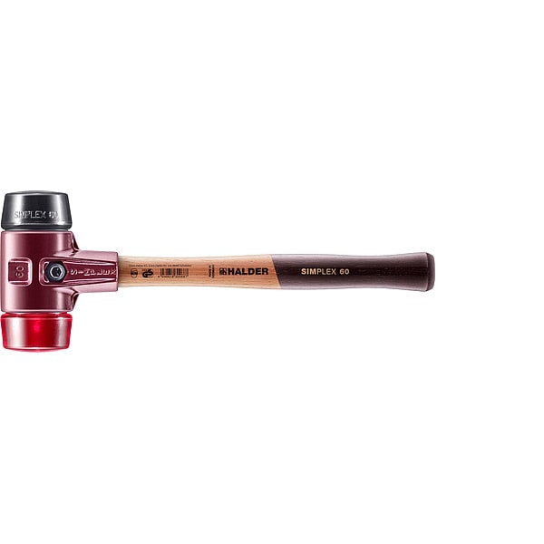 Halder Simplex Soft Face Hammer, 4-3/8 lb., 16" L 3026060 | Zoro