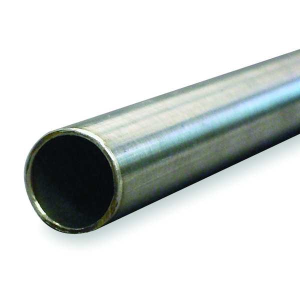 Zoro Select 2-1/2" x 10 ft. Non-Threaded 304 Stainless Steel Pipe Sch ...