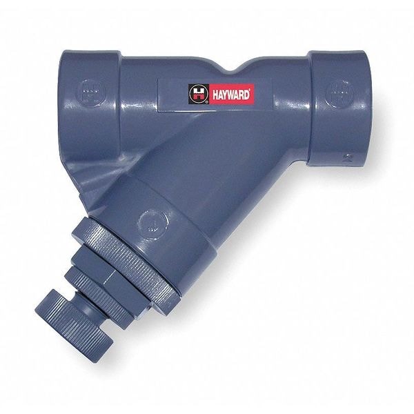 Hayward Flow Control Y-Check Valve, Spring-Loaded, 2", PVC/EPDM ...