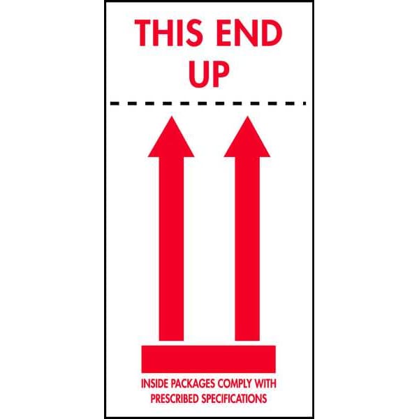 Zoro Select Shipping Labels, 4 In. W, 8 In. H, PK500 3CLY8 | Zoro