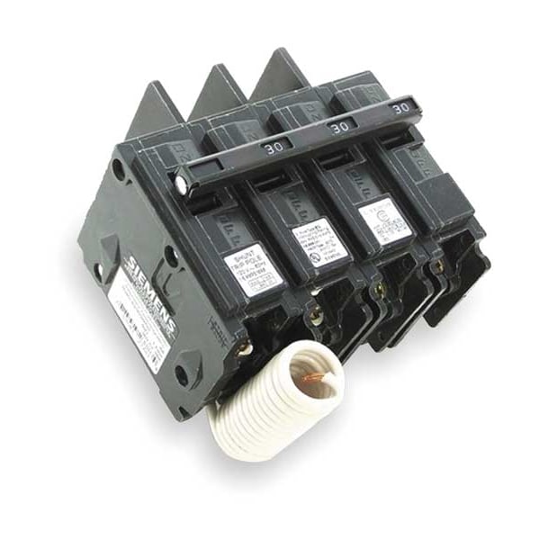SIEMENS 50A, 3 pole Miniature Circuit Breaker, BQ, 240V AC, - BQ3B05000S01