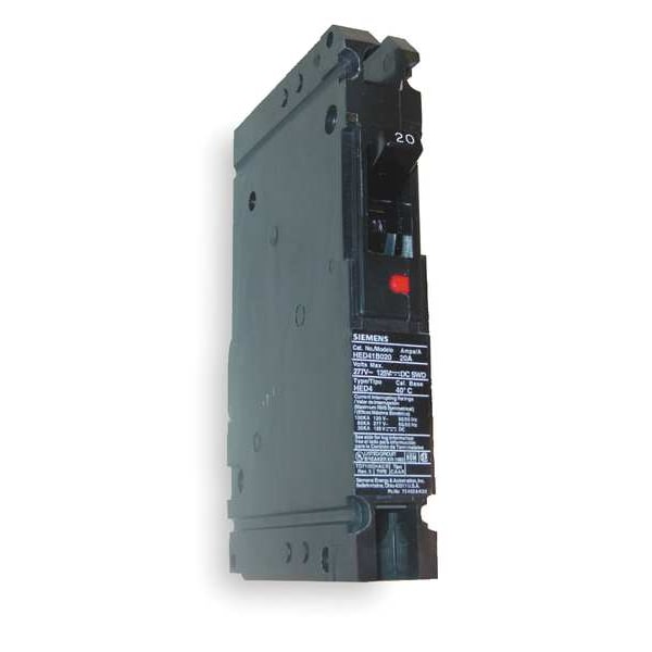 SIEMENS 80A, 1 pole Molded Case Circuit Breaker, ED4, 120/277V AC ...