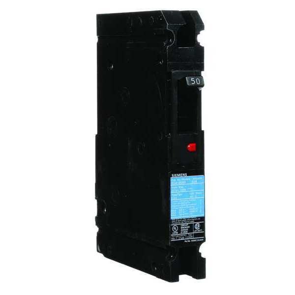 SIEMENS 50A, 1 pole Molded Case Circuit Breaker, ED4, 120/277V AC ...