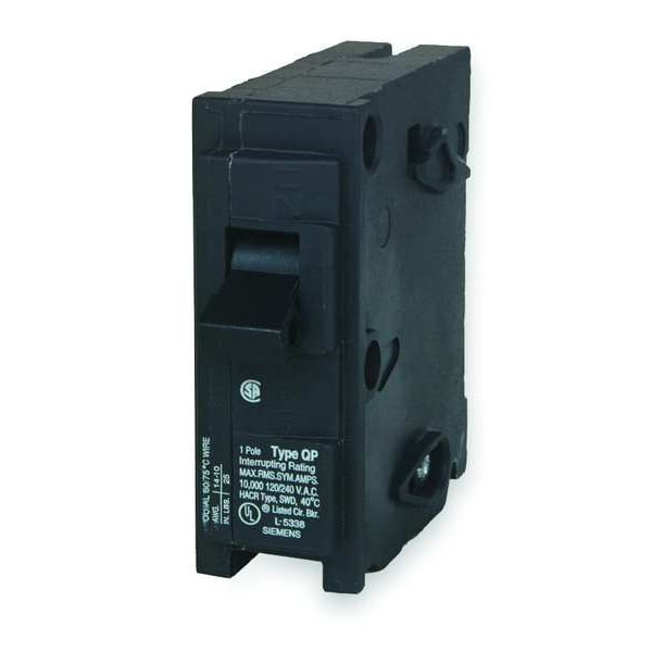 SIEMENS 15A, 1 pole Miniature Circuit Breaker, Q, 120V AC, - Q115HID