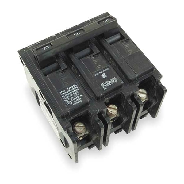 SIEMENS 50A, 3 pole Miniature Circuit Breaker, BL, 240V AC, - B350