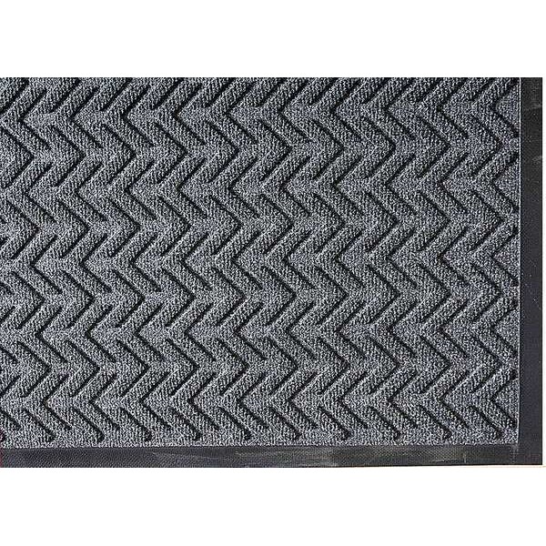 Crown Matting Technologies Entrance Mat, Charcoal, 4 ft. W x EC R046CH ...