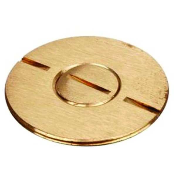 Steel City Floor Sub-Plate, Floor Box Type, 1 Gang, Brass 691-SC | Zoro