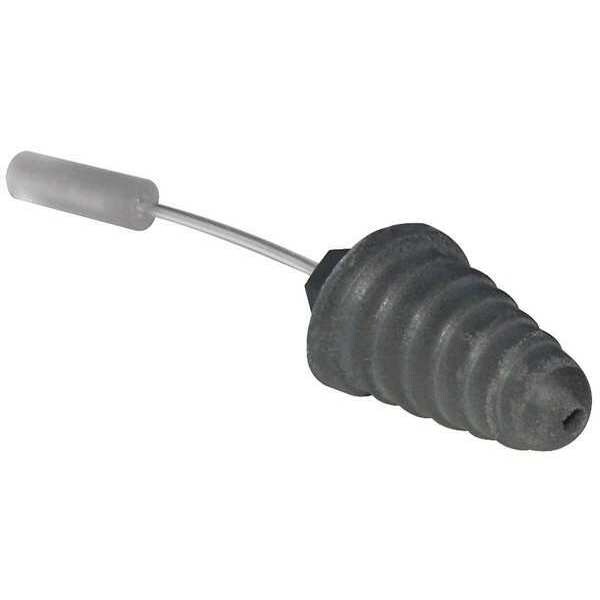 3M E-A-Rfit Foam Probed Test Ear Plugs, Bell Shape, Silver, 10 PK 393 ...