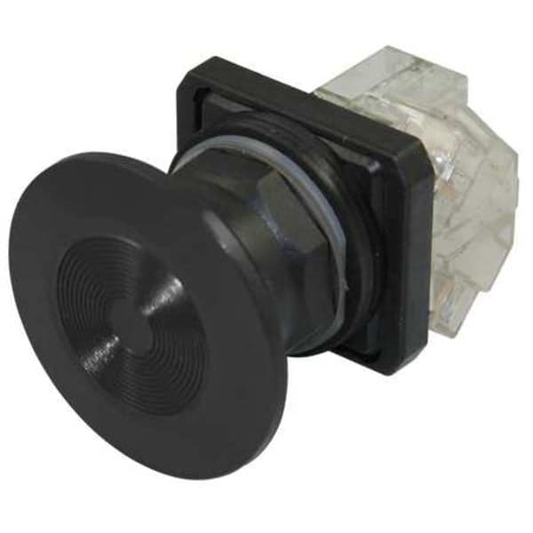 Dayton Push Button Operator, 30 mm, 1NC, Black 30G457 | Zoro